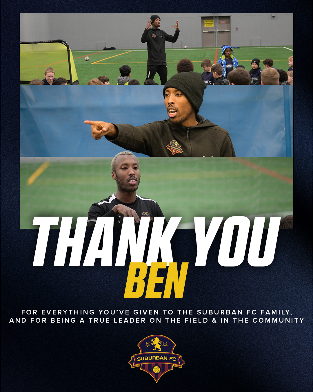 Thank You, Ben! - Suburban FC